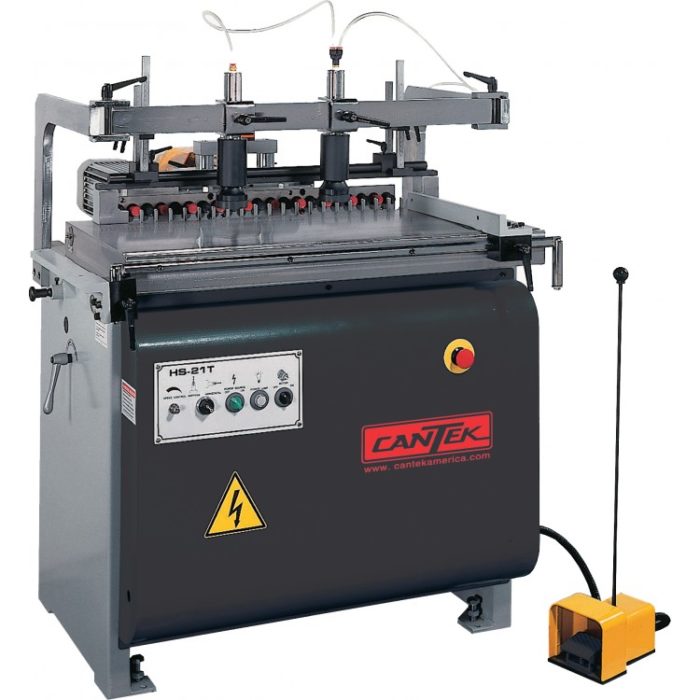 Cantek 21 Spindle Construction Boring Machine | Woodworking Machinery